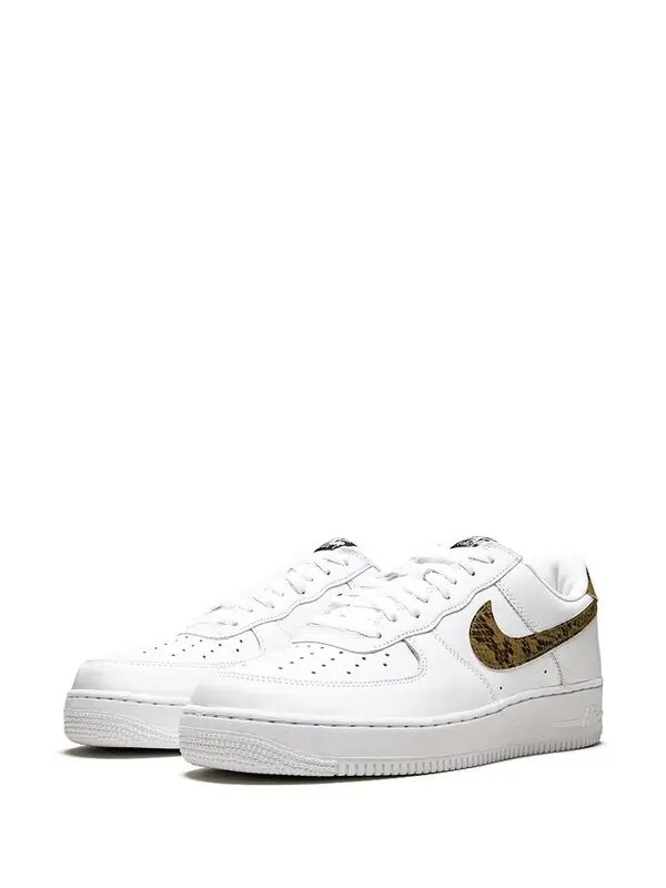 Nike Air Force 1 Low Ivory Snake Sneakers - White