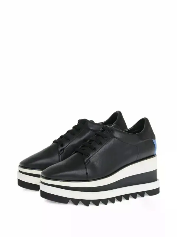 Stella McCartney Sneak-elyse" Sneakers With Saw-edge Sole - Black