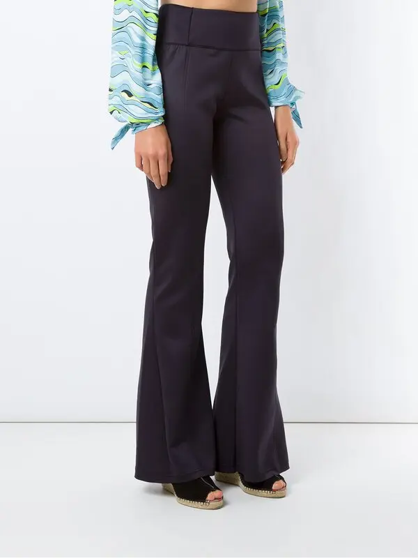 AMIR SLAMA Panelled Flared Trousers