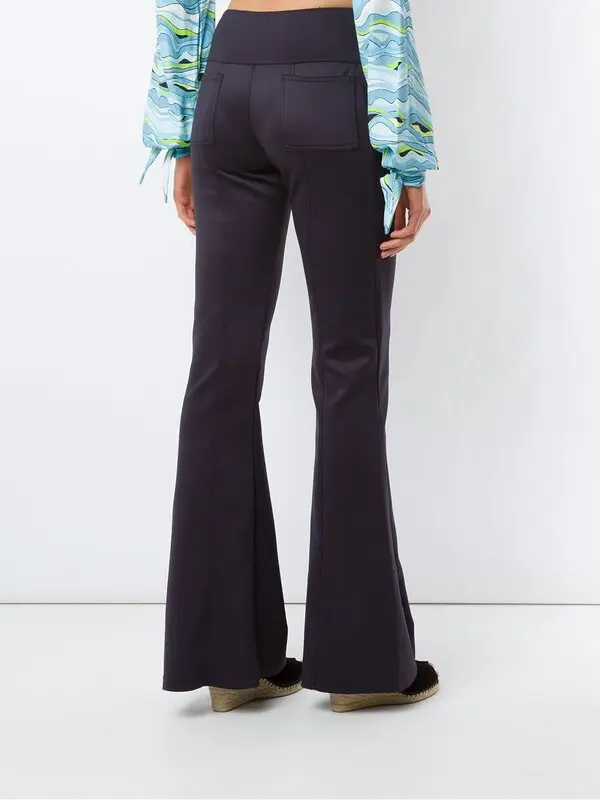 AMIR SLAMA Panelled Flared Trousers