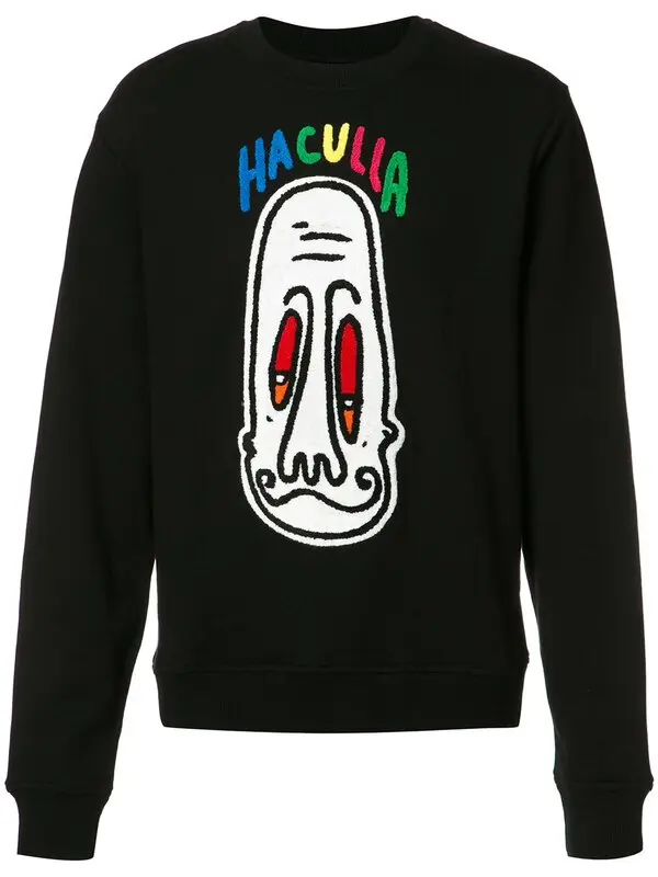 HACULLA. Graphic Print Sweatshirt - Black