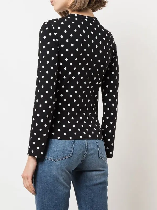 Play Comme Des Garcon Polka Dot T-shirt - Black