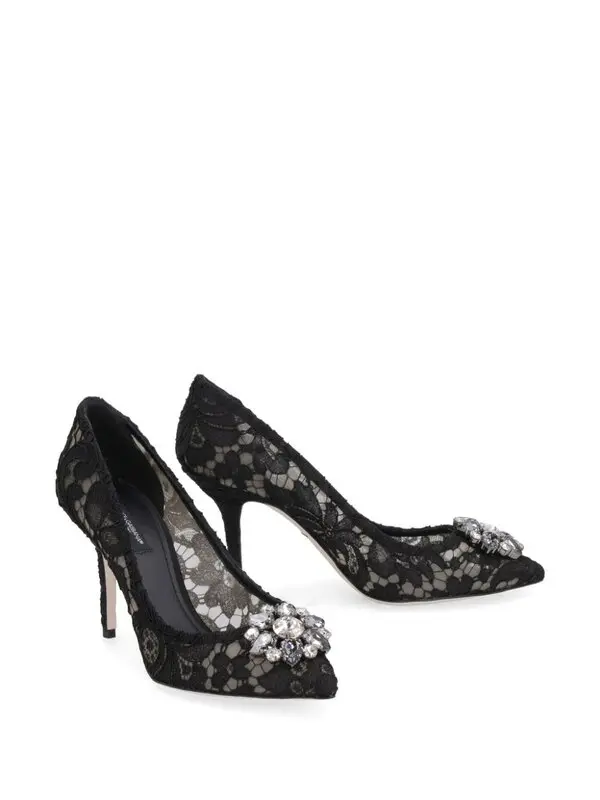 Dolce & Gabbana 90mm Brooch-detail Pumps