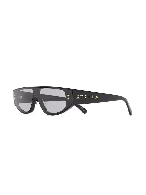 Stella Mccartney Star Sunglasses - Black | Editorialist display picture 2