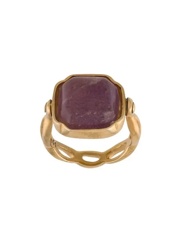 GOOSSENS Cabochons Square Ring - Gold