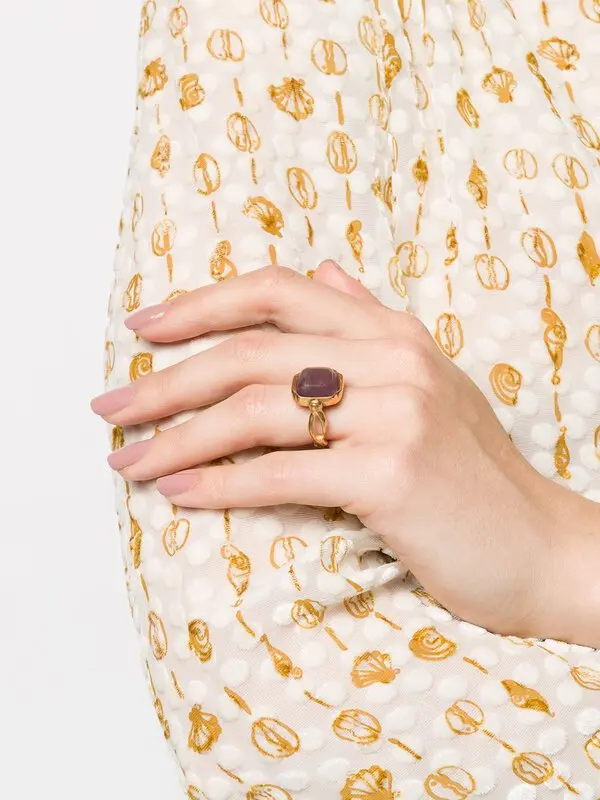 GOOSSENS Cabochons Square Ring