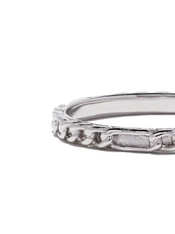 WOUTERS & HENDRIX 18kt Figaro Chain Ring - Silver