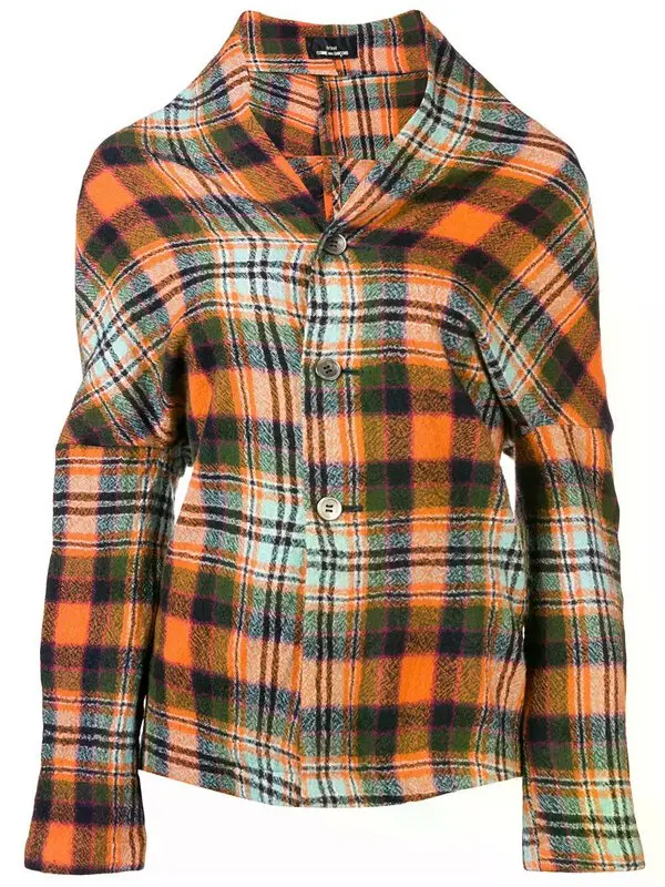 Comme Des Garçons Plaid Deconstructed Jacket