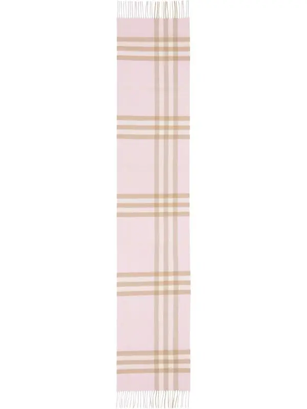 Burberry Classic Checked Scarf - Pink