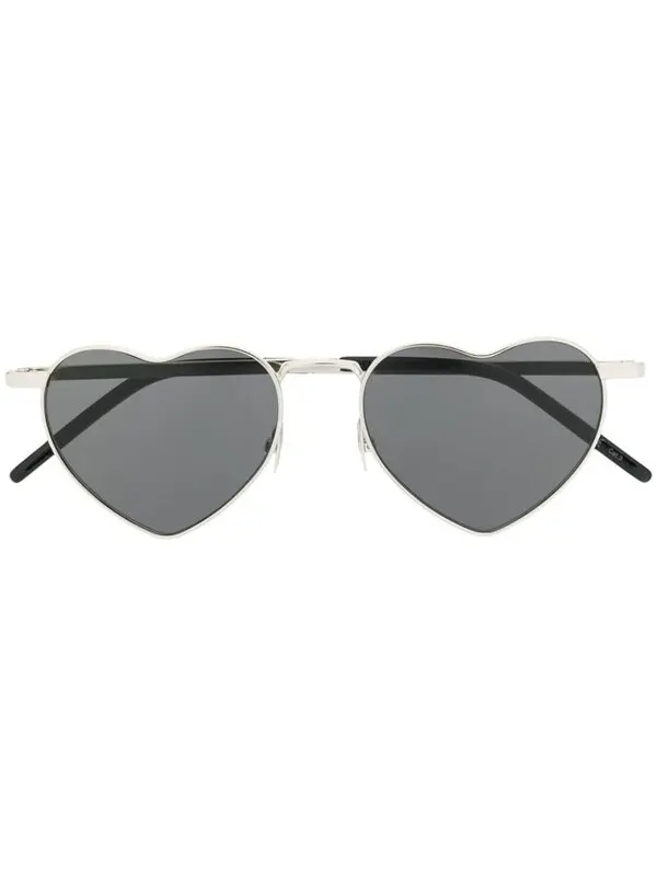 Saint Laurent Heart-shaped Sunglasses - Black