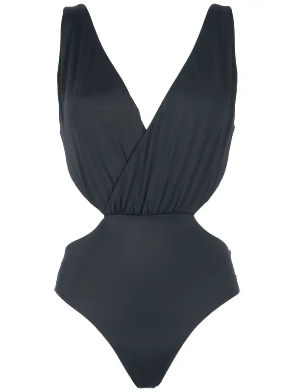 BRIGITTE Cut Out One Piece Swimsuit - Black