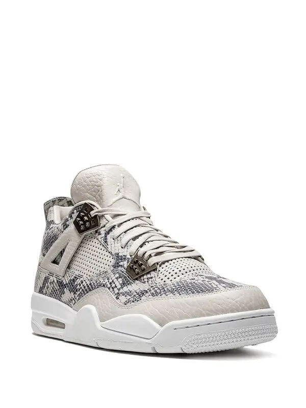 JORDAN Air 4 Retro Premium Sneakers - Grey