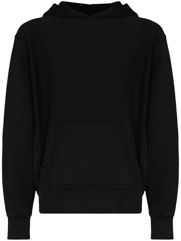 LES TIEN Cropped Cotton Hoodie