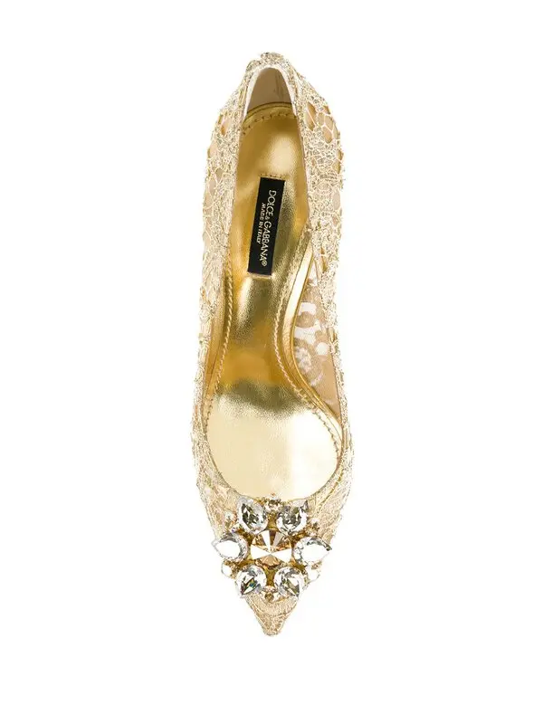 Dolce & Gabbana 90mm Lace Pumps