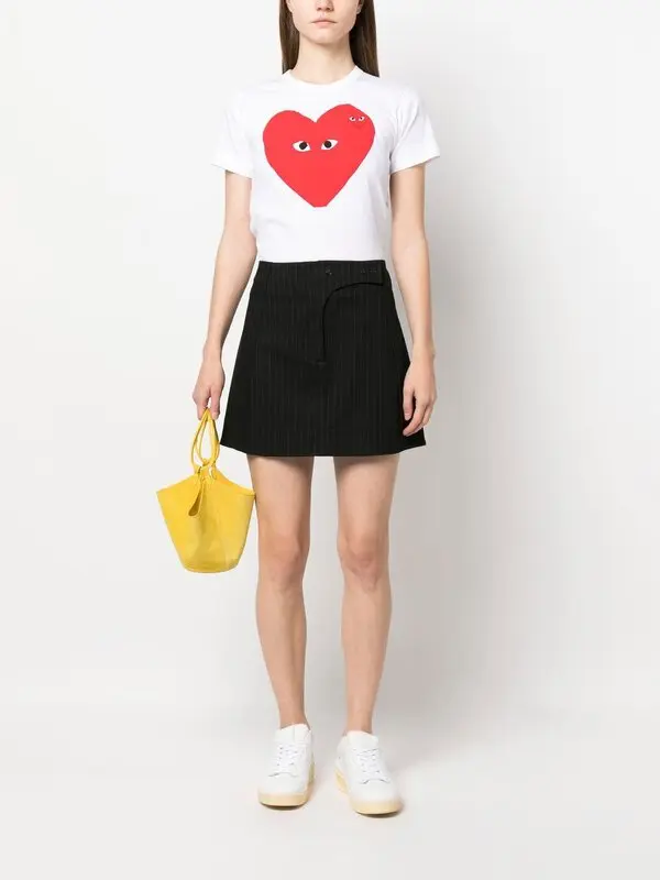Play Comme Des Garcon Heart Print T-shirt