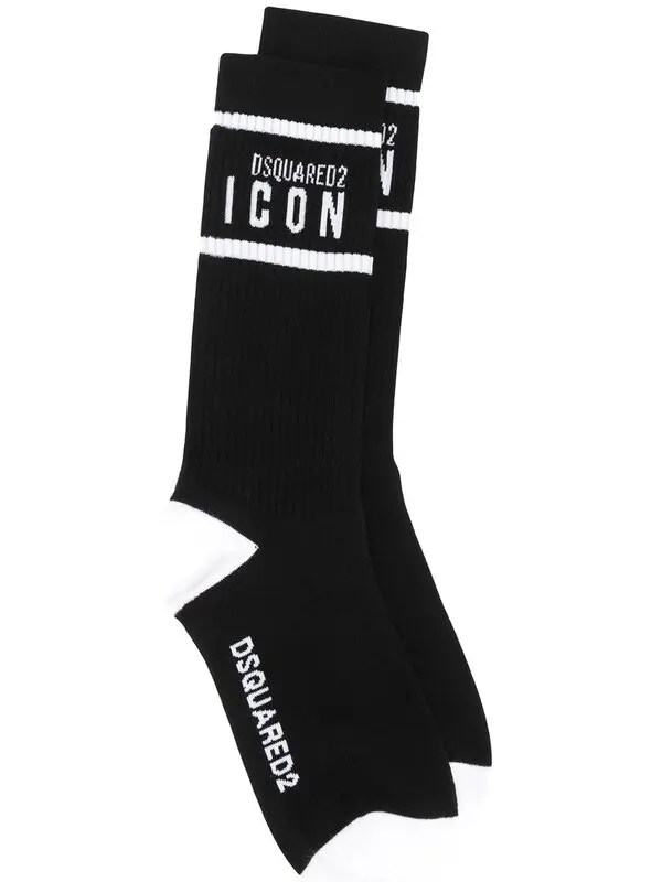 Dsquared2 Icon Ankle Socks - Black