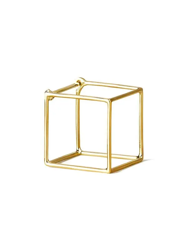 Shihara Square Earring - Metallic