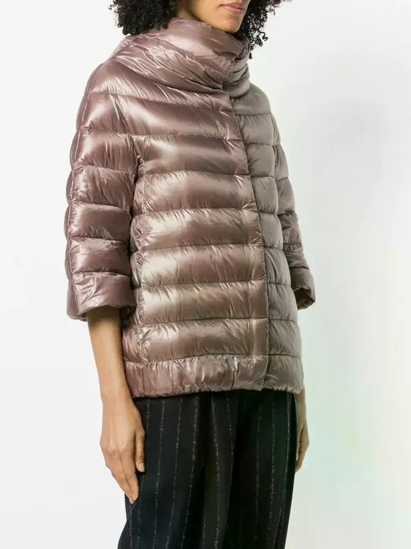 Herno Three-quarter Sleeve Puffer Jacket