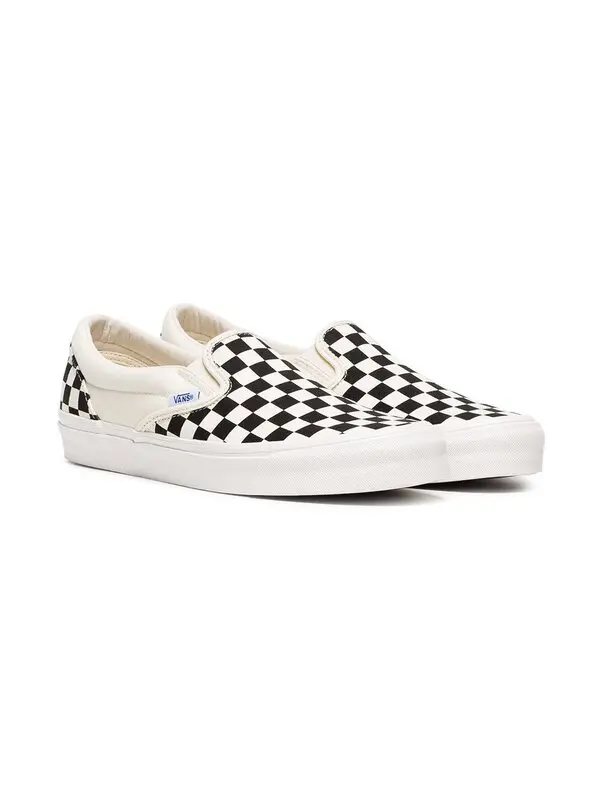 VANS Og Classic Slip-on Checkerboard Sneakers - Black