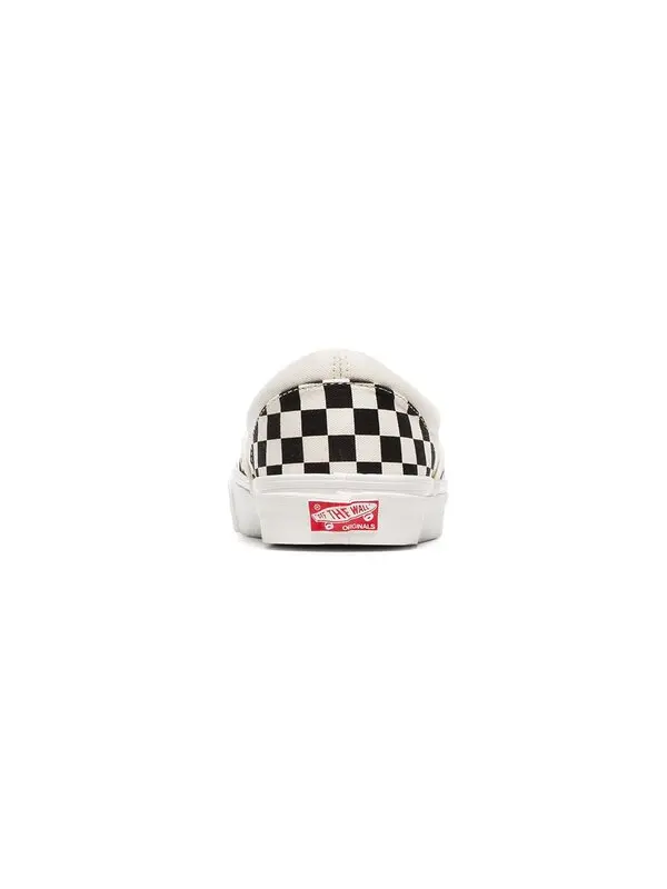 VANS Og Classic Slip-on Checkerboard Sneakers - Black