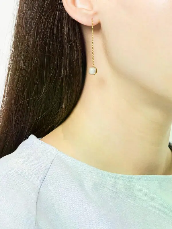 Shihara Half Pearl Chain Earring 90