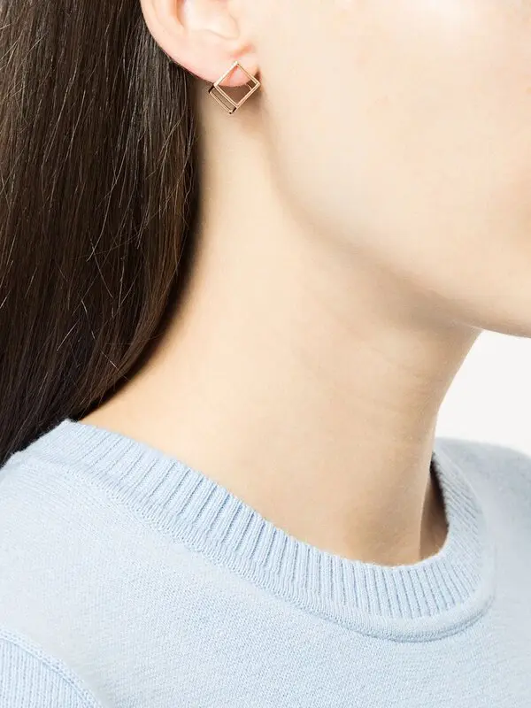 Shihara Diamond Square Stud Earring
