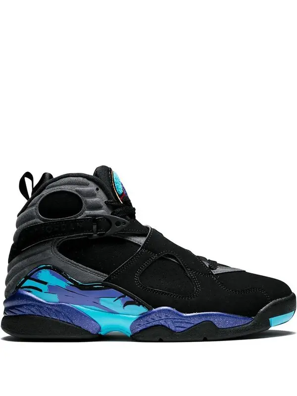 JORDAN Air Retro Aqua Sneakers - Black