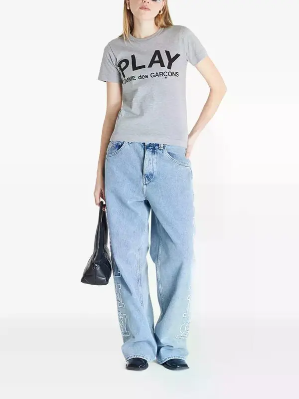 Play Comme Des Garcon Logo-print T-shirt
