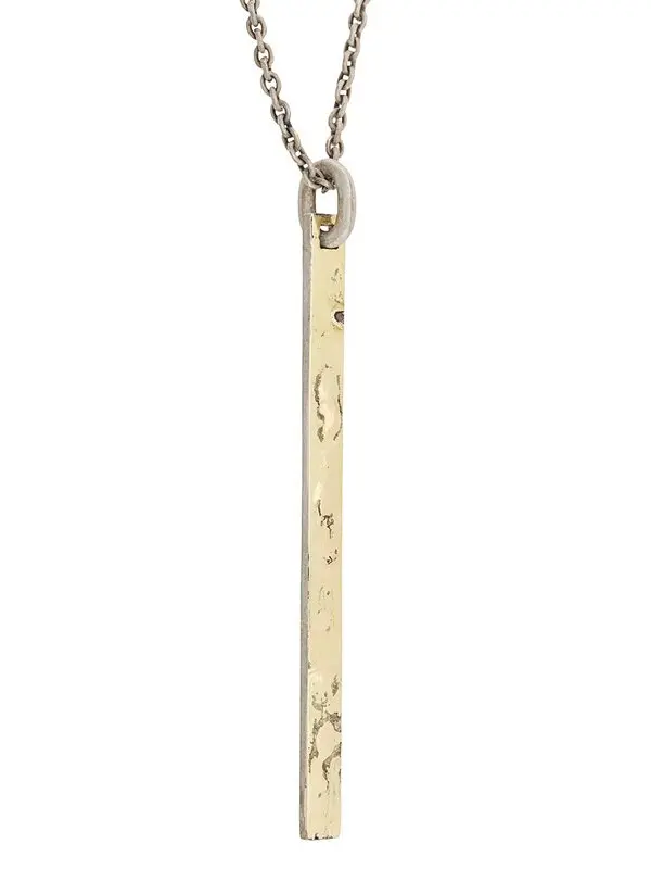 PARTS OF FOUR Plate Necklace - Silver