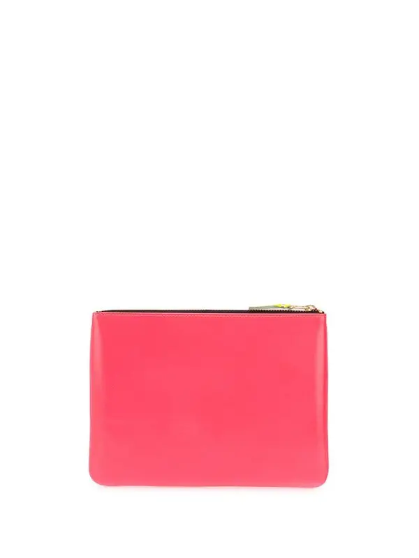 Comme Des Garçons Colour-block Zipped Wallet