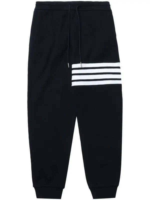 Thom Browne 4-bar Cotton Track Pants - Blue