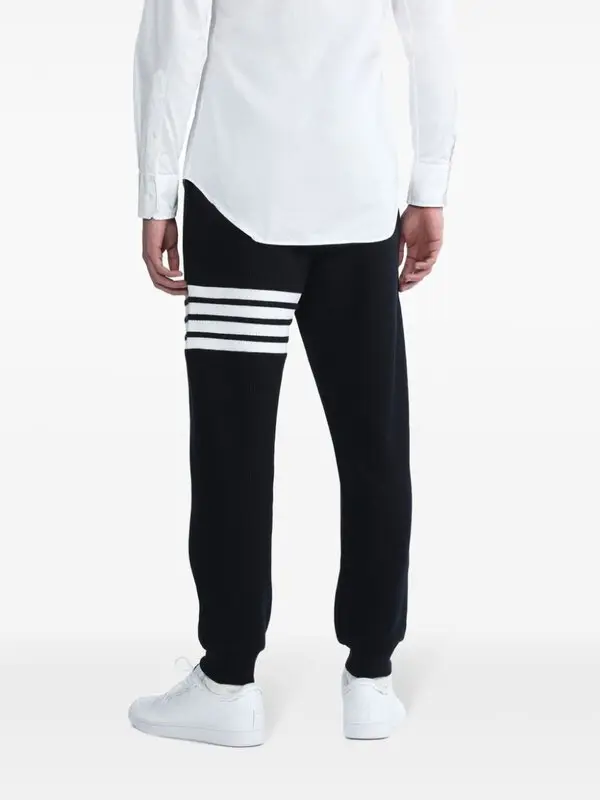 Thom Browne 4-bar Cotton Track Pants - Blue