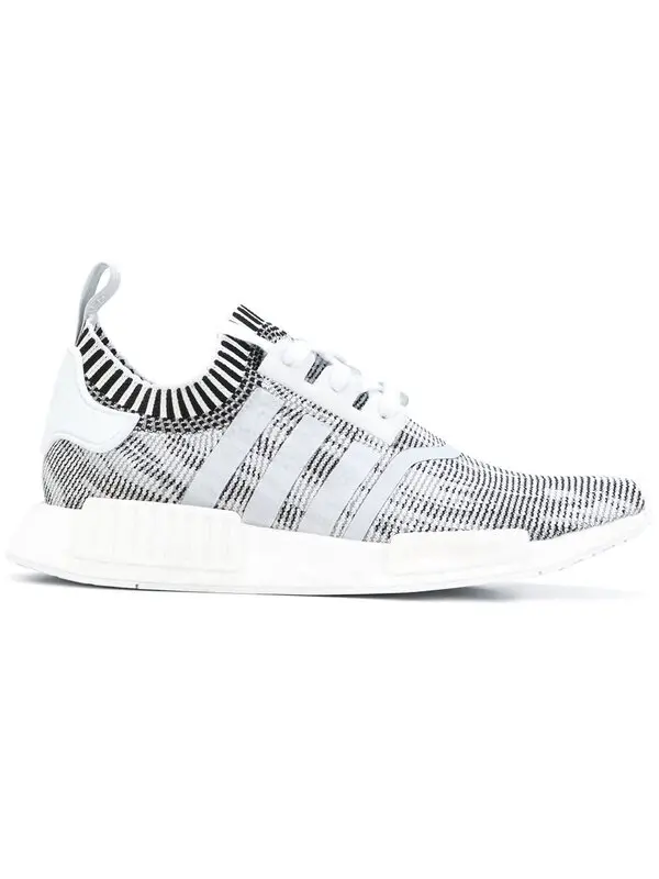 Adidas Nmd_r1 Primeknit Glitch Camo Sneakers - Grey