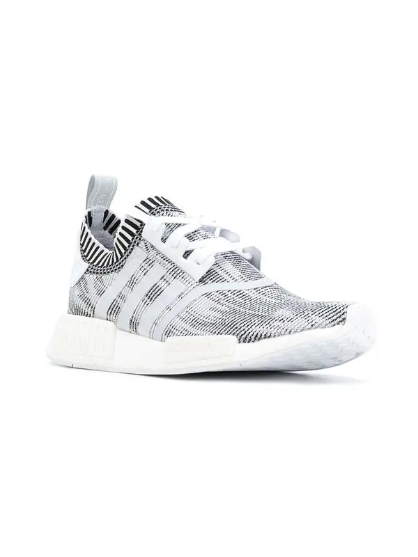 Adidas Nmd_r1 Primeknit Glitch Camo Sneakers - Grey