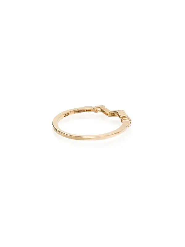 SUZANNE KALAN 18kt Baguette Diamond Ring - Gold