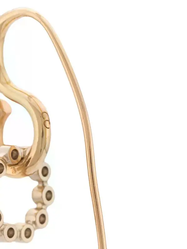 Charlotte Chesnais 18kt Yellow Gold Swing Unit Diamond Single Earring
