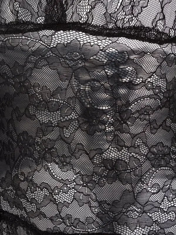 FOLIES BY RENAUD Floral Lace Bodysuit