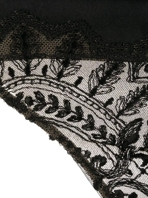 I.D. Sarrieri Christmas Embroidered Thong