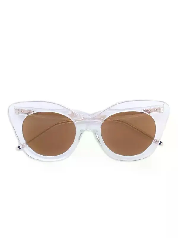 Thom Browne Cat-eye Frame Sunglasses - White
