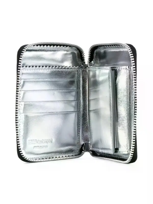 Comme Des Garçons Zip Around Wallet - Black