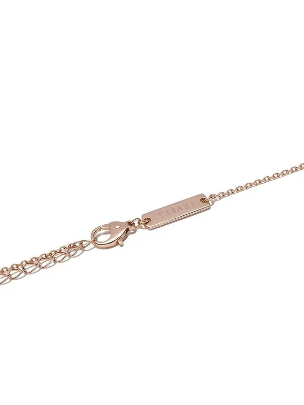 TASAKI 18kt Rose Gold Akoya Pearl Balance Signature Necklace