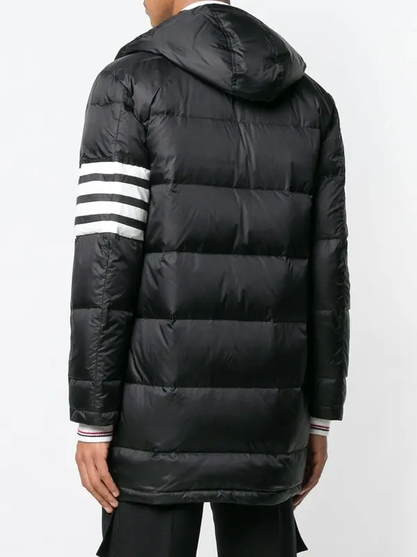 Thom Browne 4-bar Padded Coat - Black