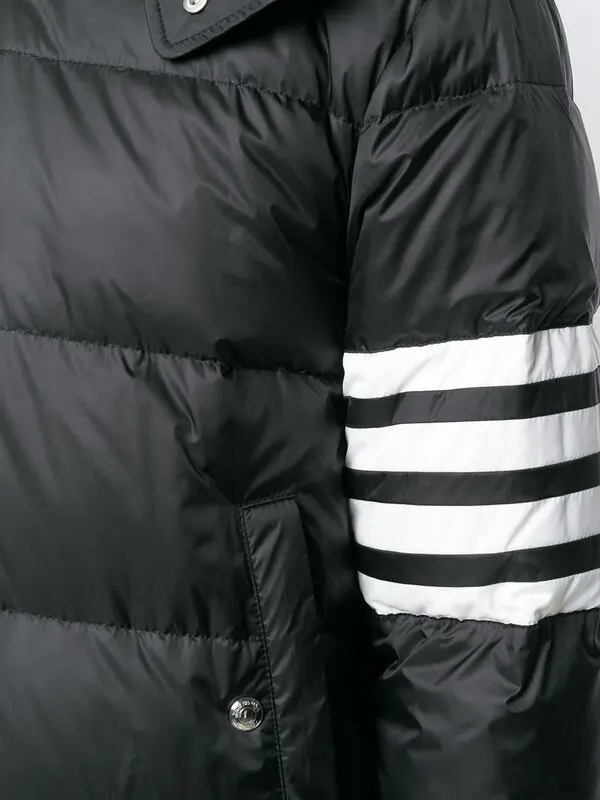 Thom Browne 4-bar Padded Coat - Black