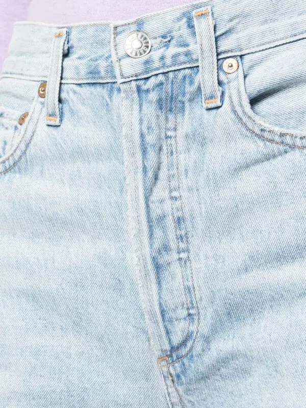 AGOLDE Distressed Straight Leg Jeans