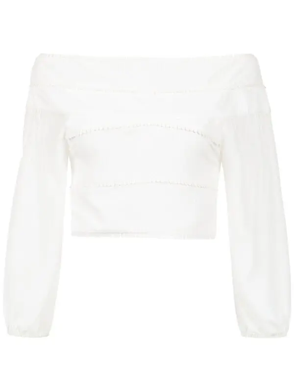 OLYMPIAH Panelled Cropped Top