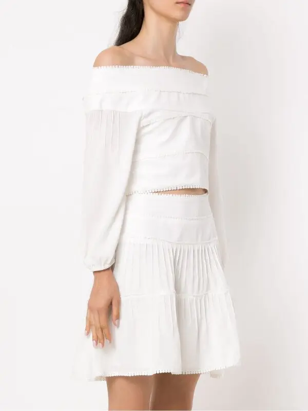 OLYMPIAH Panelled Cropped Top