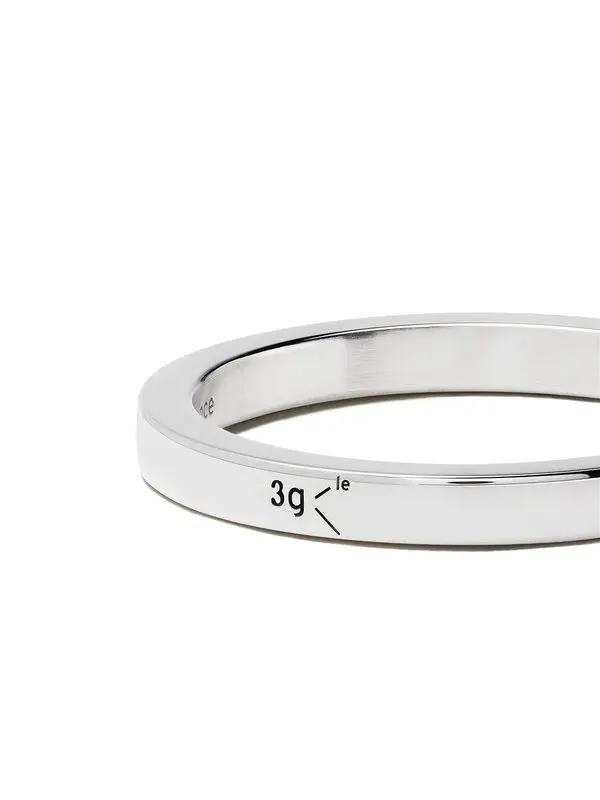 Le Gramme Le 3 Grammes Ribbon Ring - Silver
