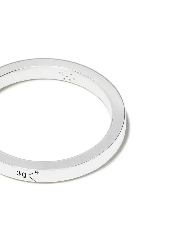 Le Gramme Le 3 Grammes Ribbon Ring - Silver