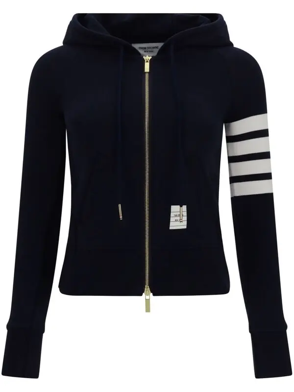 Thom Browne 4-bar Stripe Hoodie - Blue