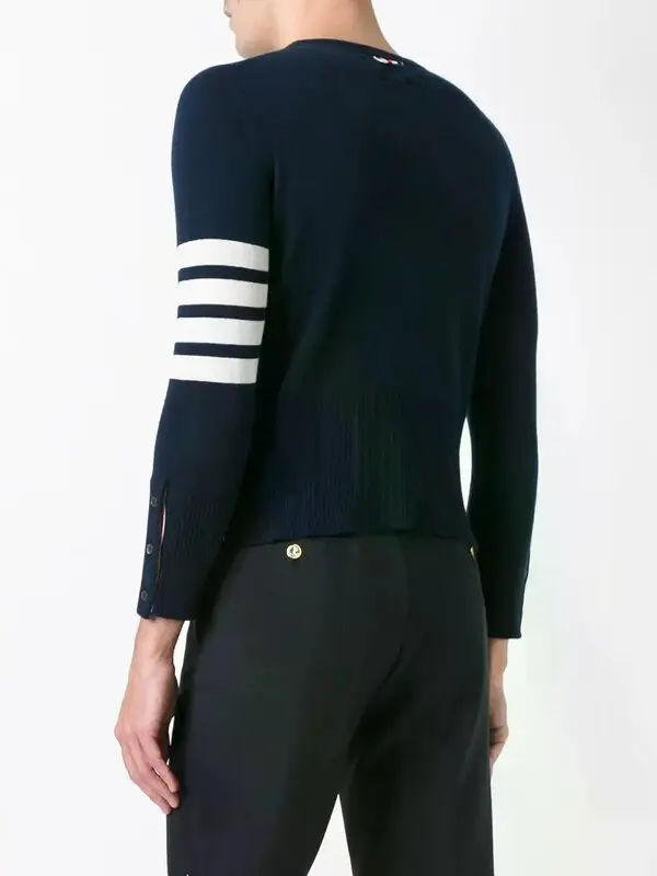 Thom Browne 4-bar Cashmere Jumper - Blue